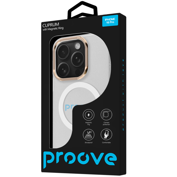 Proove Cuprum Case with Magnetic Ring iPhone 16 Pro